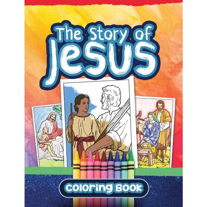 jesus story coloring book